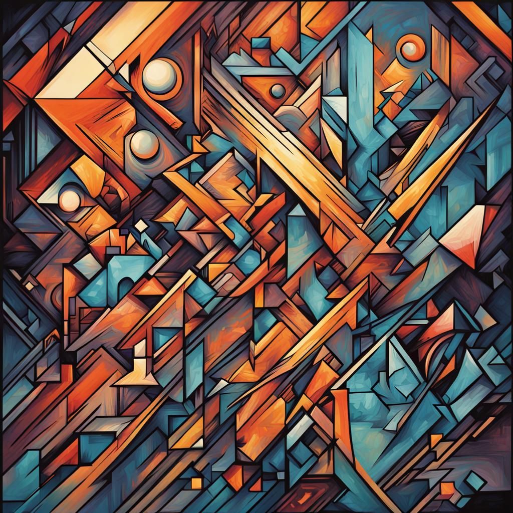 Comic Book Art Cubism #3 - AI Generated Artwork - NightCafe Creator
