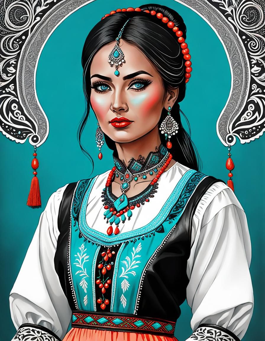 Asiä | Crimean Tatar Portrait (Real Cartoon XL v4) - AI Generated ...