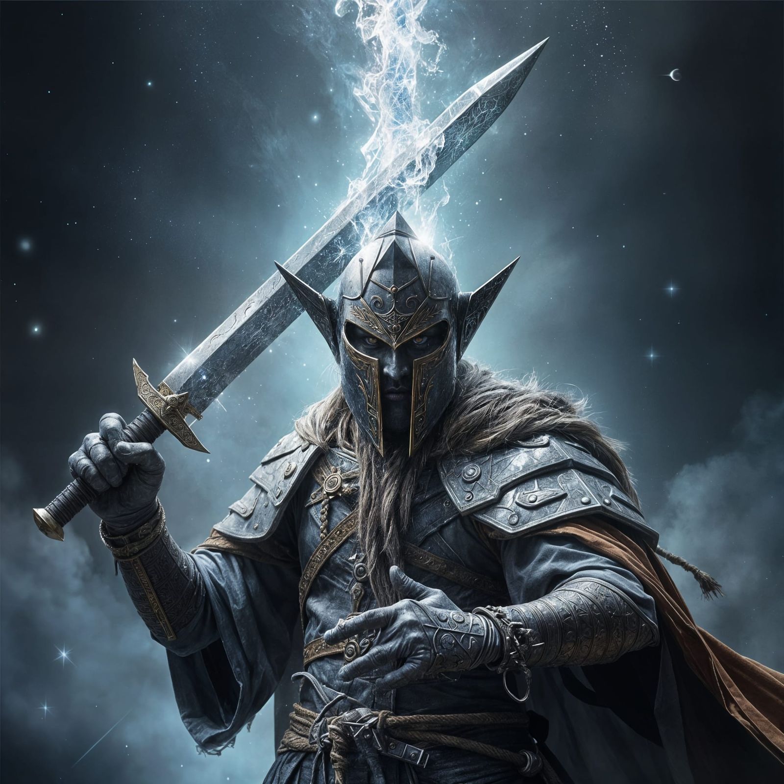 Ku - The Void Element - Celestial Warrior in Void Ku Armor