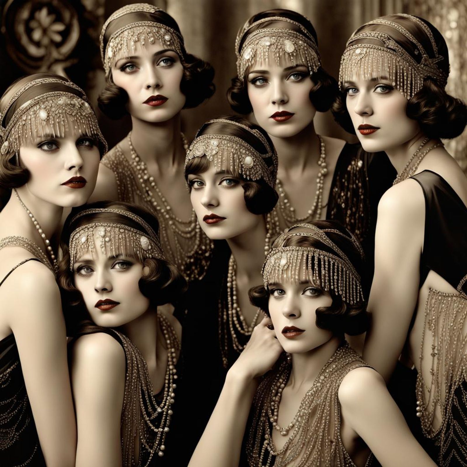 1920 flappers - AI Generated Artwork - NightCafe Creator
