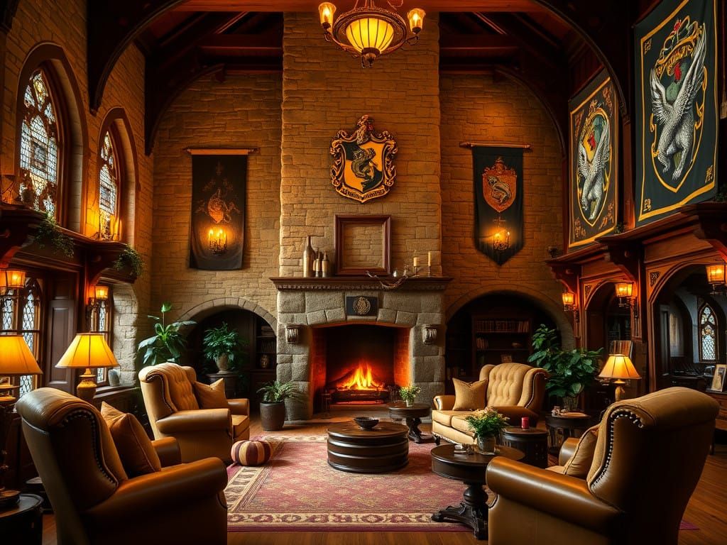 Hufflepuff common room - Warm and Inviting Hufflepuff Commo...