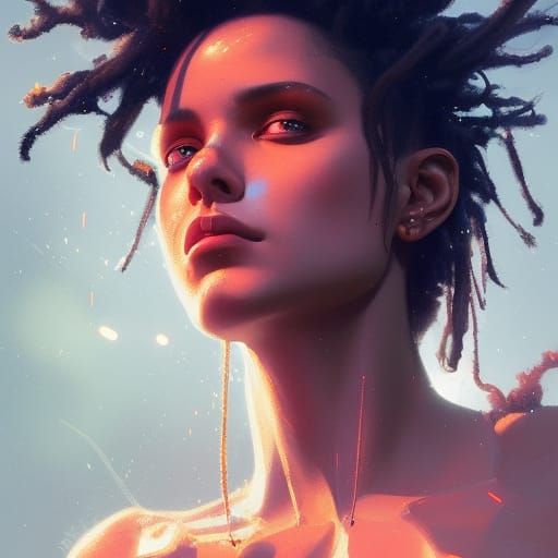 Blinding Lights-The Weeknd - AI Generated Artwork - NightCafe Creator