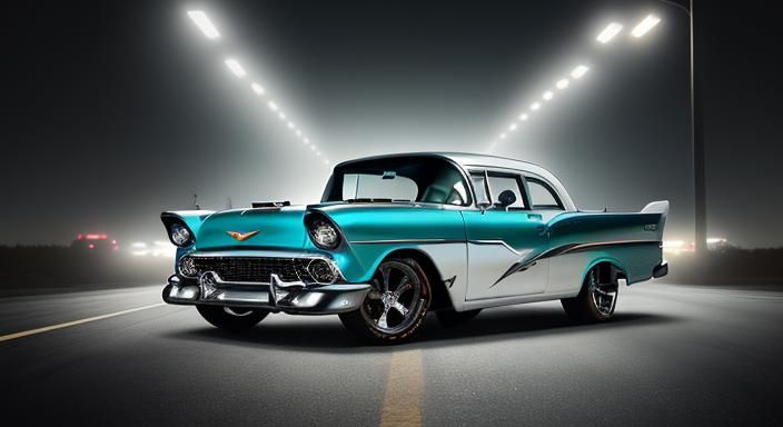 1956 chevy - AI Generated Artwork - NightCafe Creator