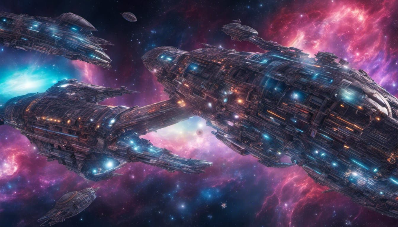 Spaceship - AI Generated Artwork - NightCafe Creator