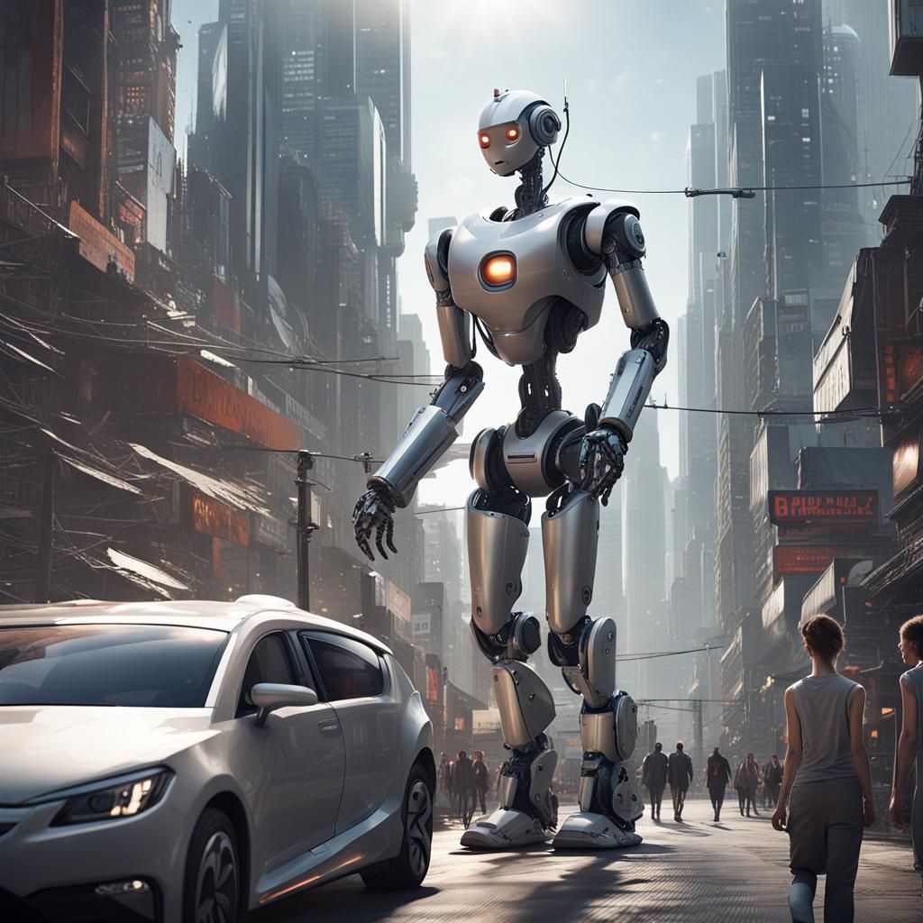 Robot - AI Generated Artwork - NightCafe Creator