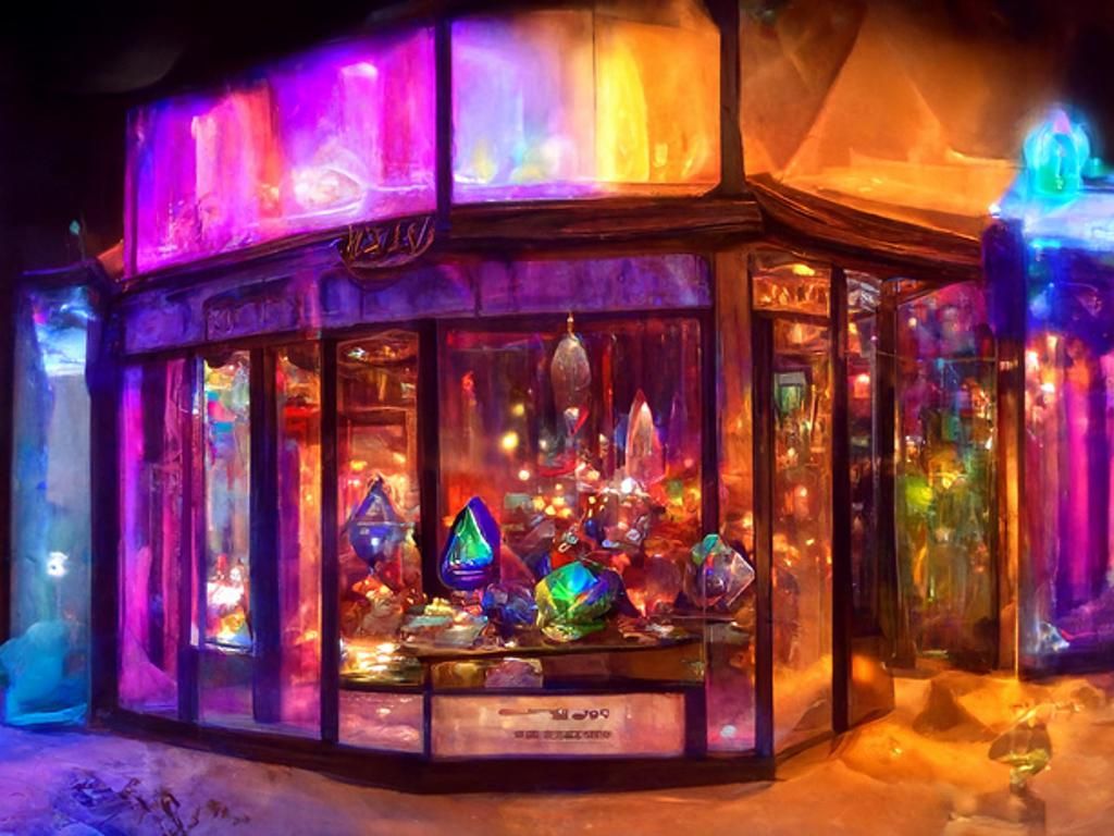 The Magic Crystal Shop - AI Generated Artwork - NightCafe Creator