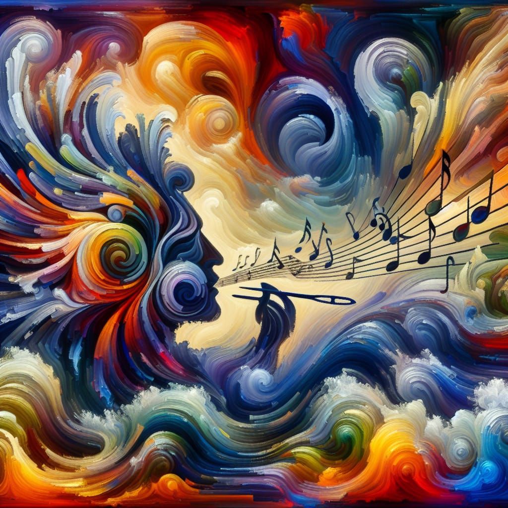 Using the perceptions of someone with synesthesia, visualize a famous ...