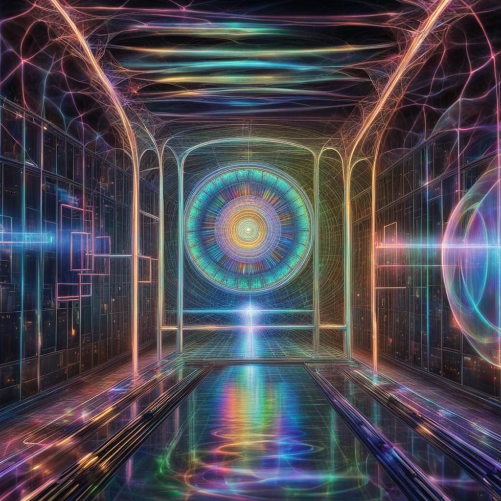 Inter-dimensional tunnel - AI Generated Artwork - NightCafe Creator