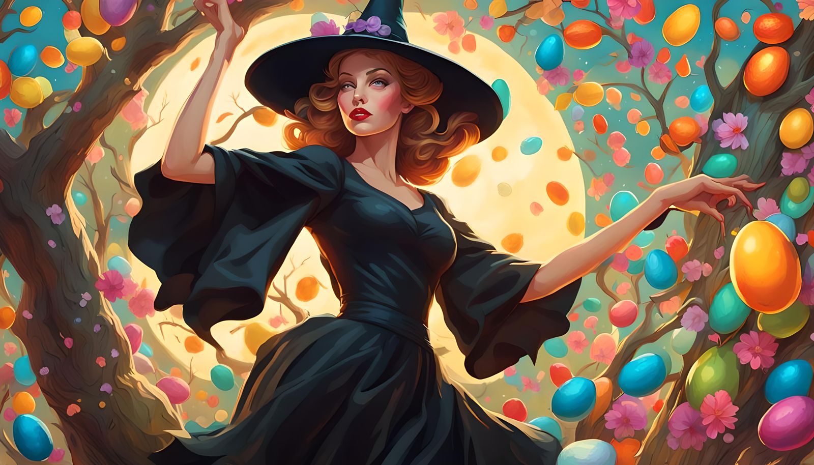 Easter Witch - AI Generated Artwork - NightCafe Creator