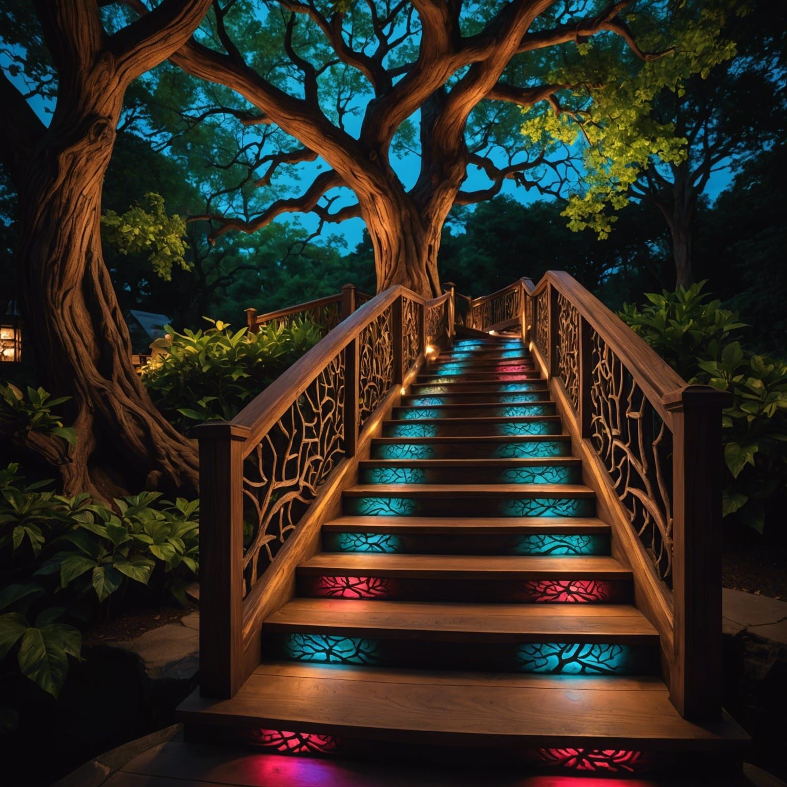 Stairs of Life - AI Generated Artwork - NightCafe Creator