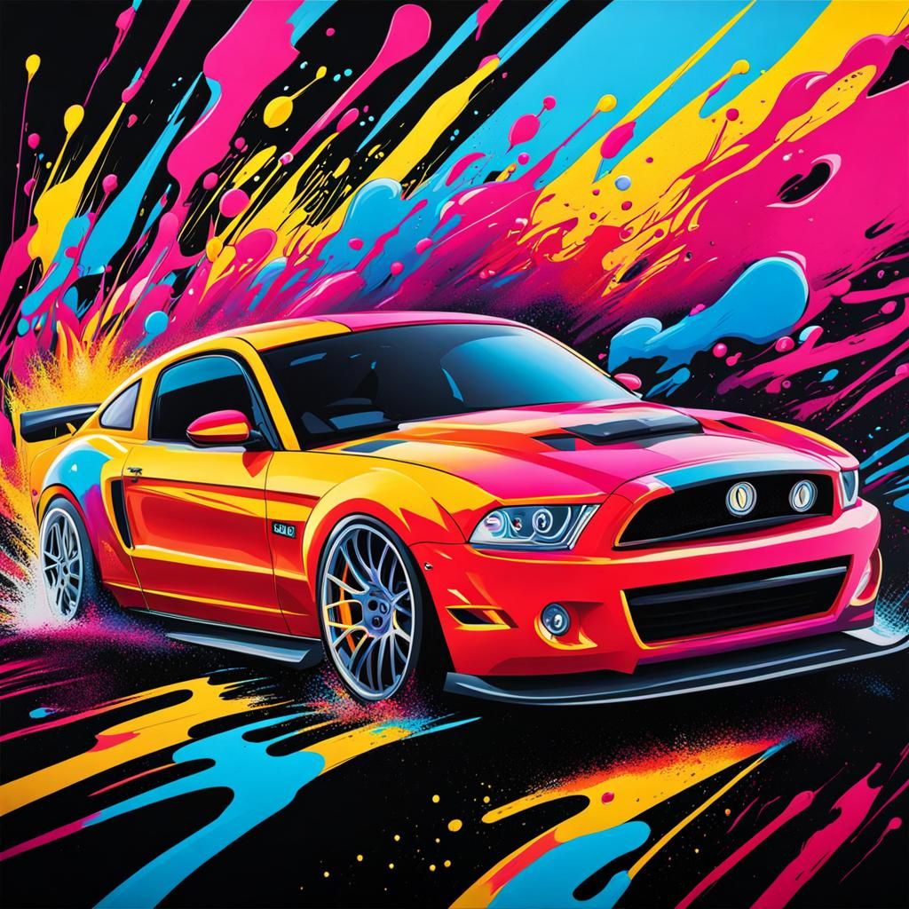 Drag Racing #3 - AI Generated Artwork - NightCafe Creator