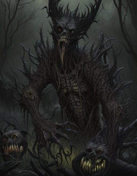 Eerie Realms of Horror Creatures Revealed in Vivid... - AI Art