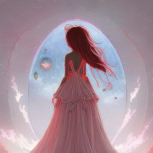 Beautiful Space Princess 2 - AI Generated Artwork - NightCafe Creator