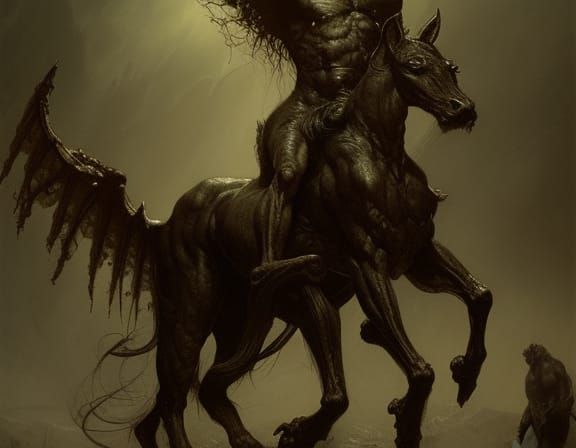 Cursed Horse - AI Generated Artwork - NightCafe Creator