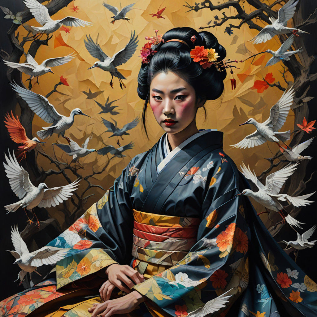 Surrealism: **Trompe-l'œil Dadaism Picture of a 16th century Japanese ...