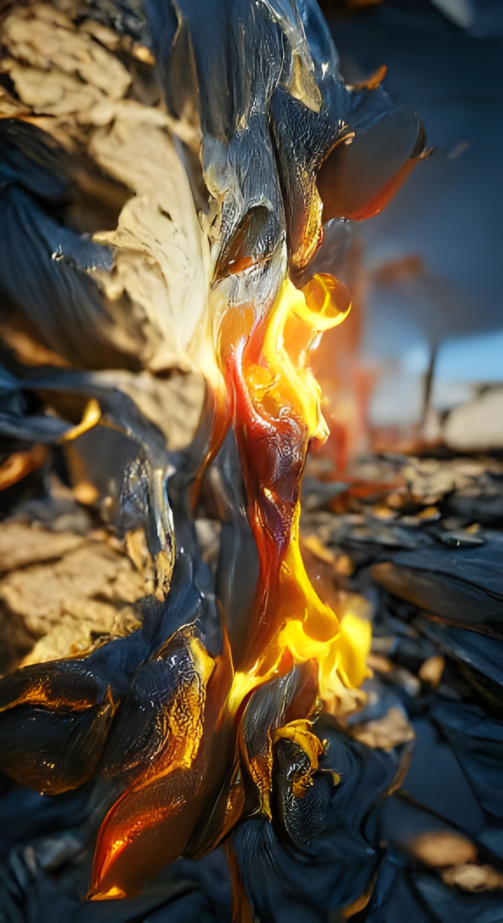 Into the flames.. - AI Generated Artwork - NightCafe Creator