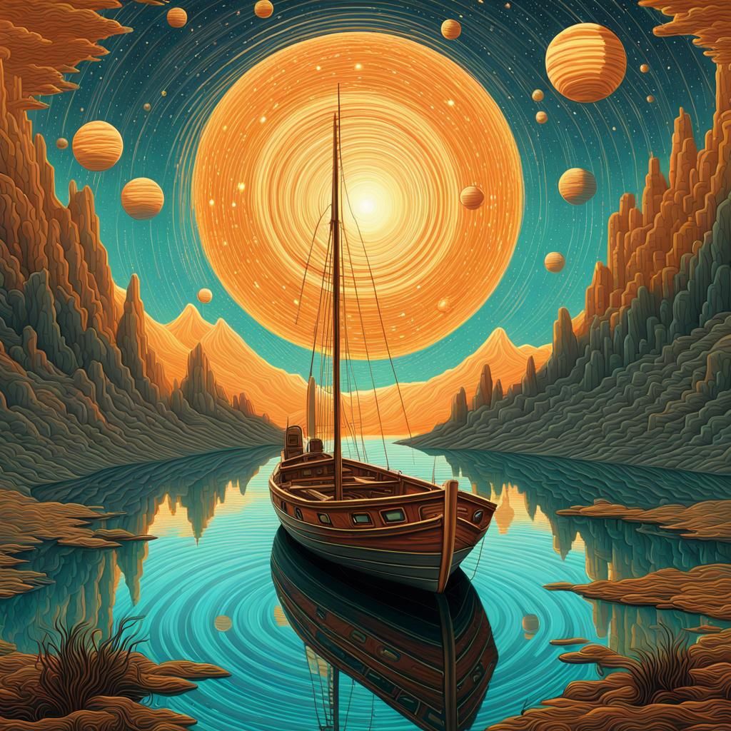 Sailing the 7 Seas - AI Generated Artwork - NightCafe Creator