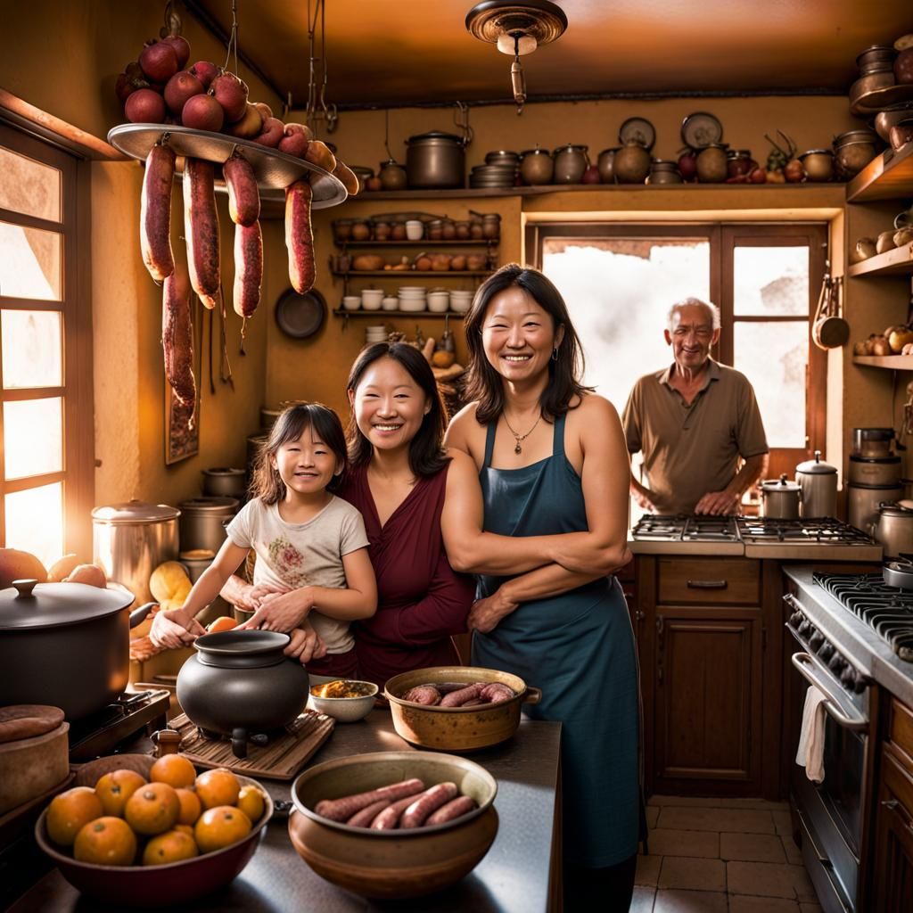Lhasa de Sela with her Daughter Kara and Son Michael Moori, father ...