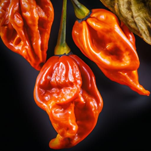 Carolina reaper chilli peppers - AI Generated Artwork - NightCafe Creator