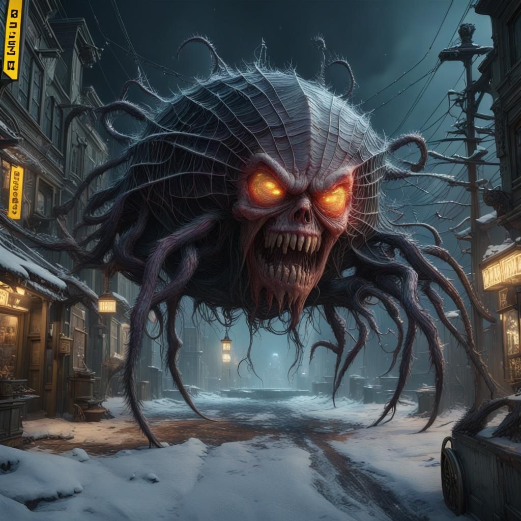 Nightmare Spider - AI Generated Artwork - NightCafe Creator