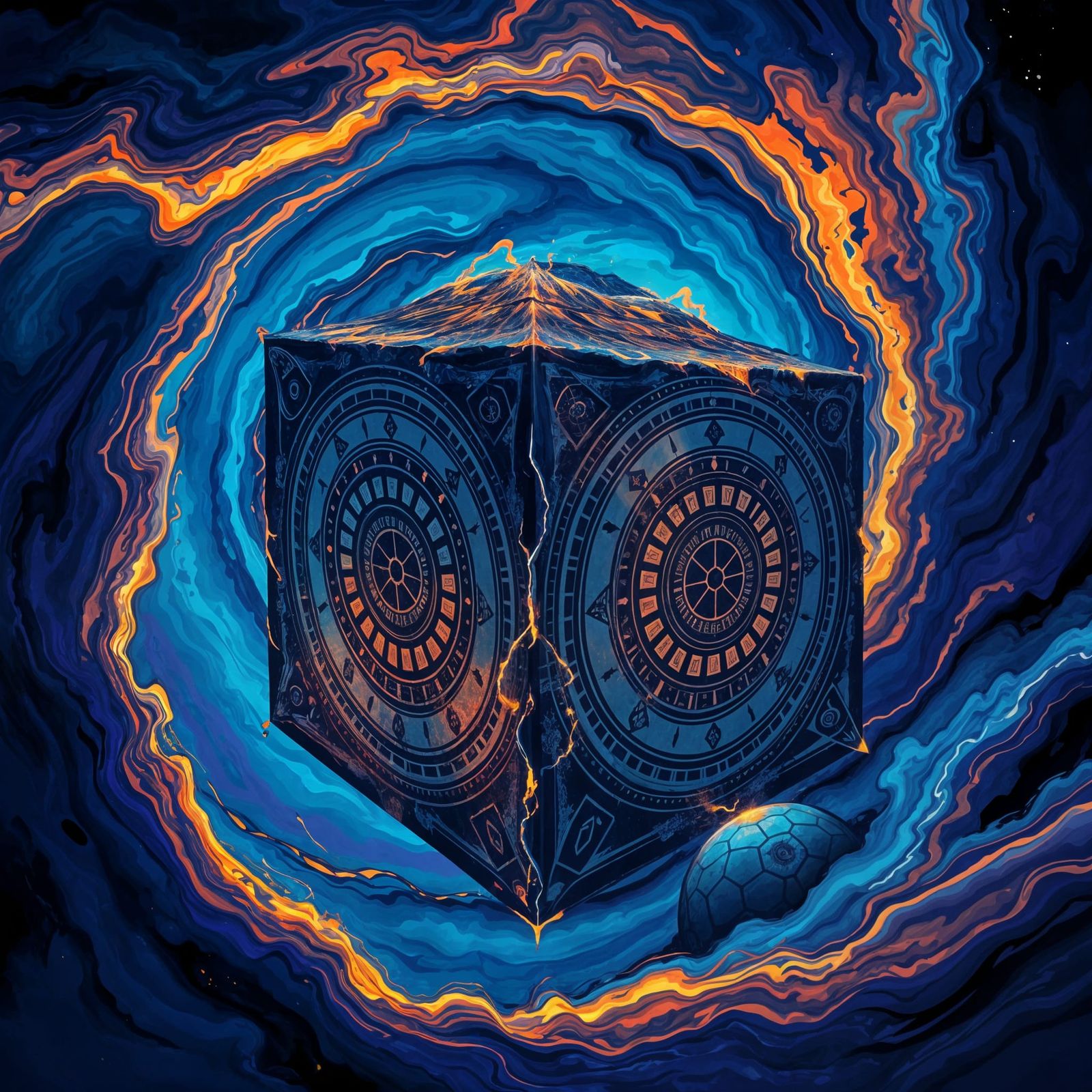 A 2D Square discovers what it is to be a Cube in 3D