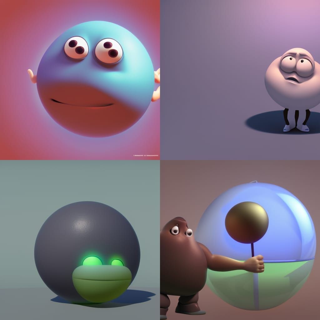 Spherical fat man - AI Generated Artwork - NightCafe Creator