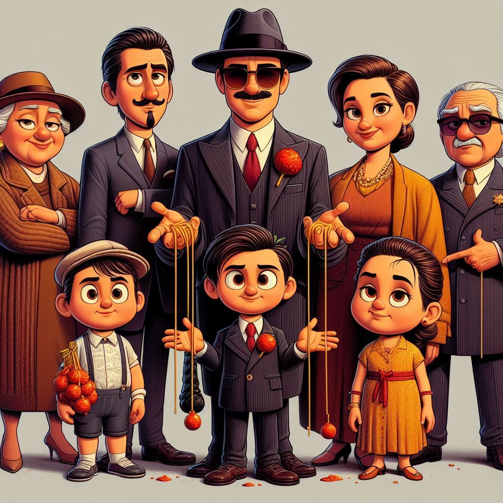 The Godfather as Disney Pixar Film - AI Generated Artwork - NightCafe Creator
