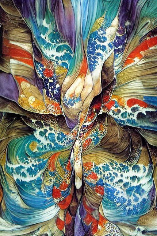 Silken Waves M25 - AI Generated Artwork - NightCafe Creator