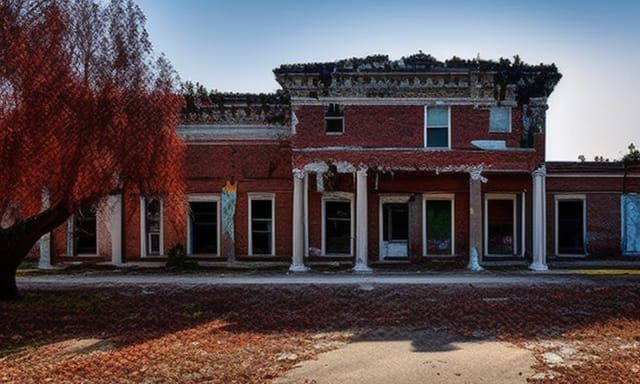 The Old Asylum: Cafeteria - AI Generated Artwork - NightCafe Creator