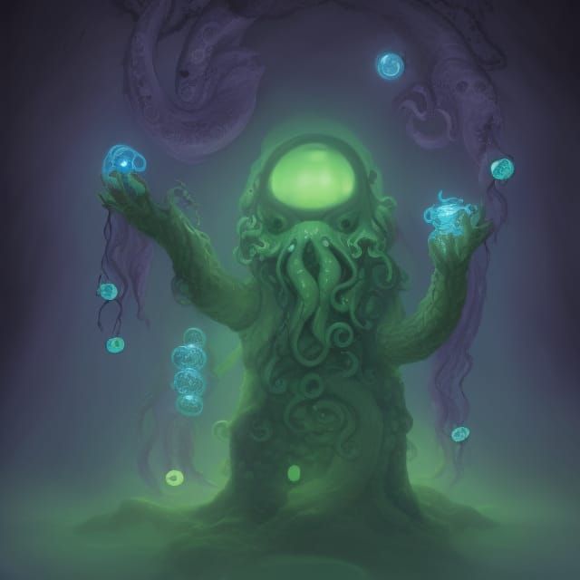 Cthulhu - AI Generated Artwork - NightCafe Creator