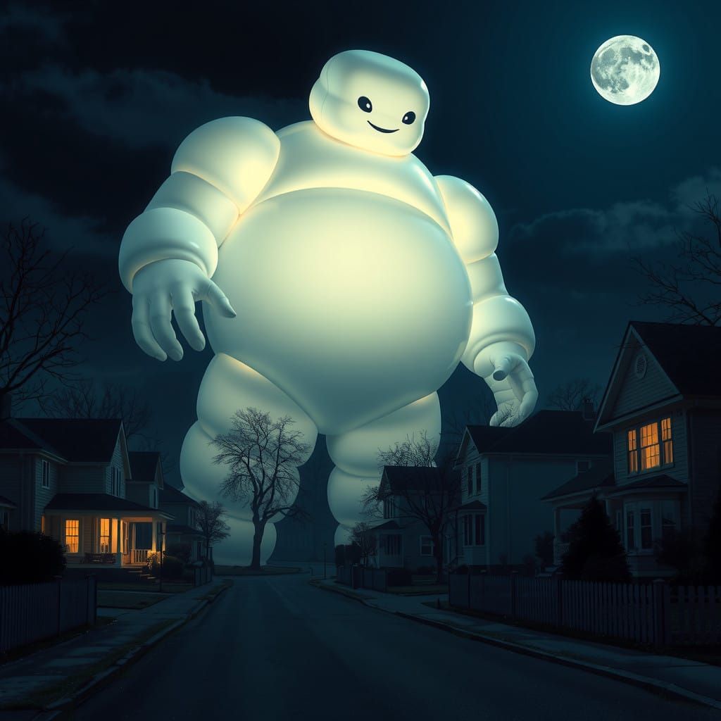 Do you know the michelin man, he’s larger than a house.