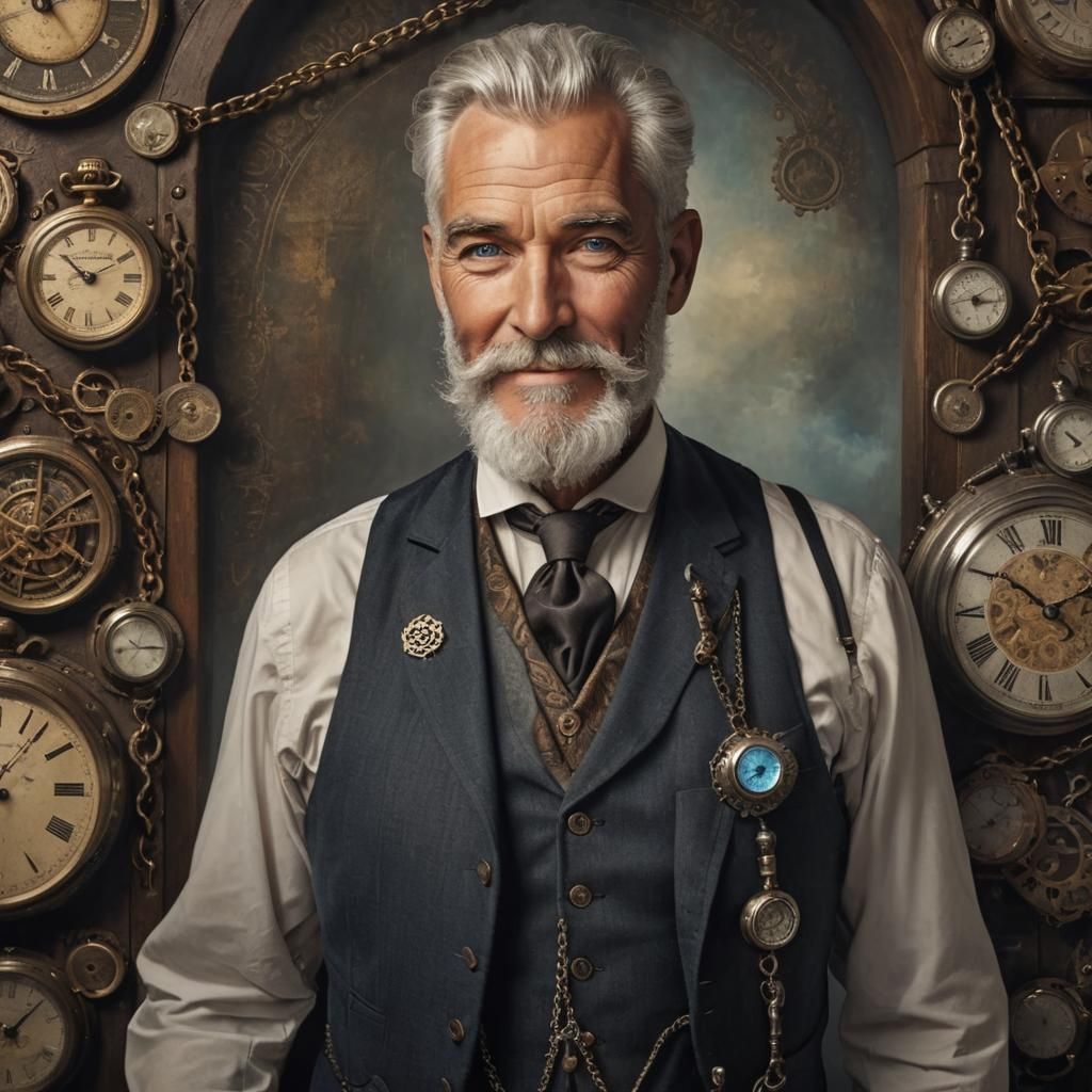 The SILVER FOX !! - AI Generated Artwork - NightCafe Creator