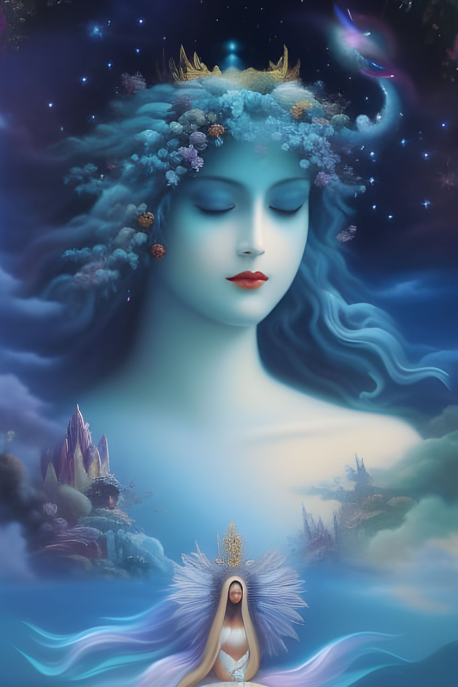 Goddess Gaia - AI Generated Artwork - NightCafe Creator