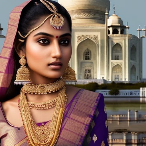 Indian Rajkumari (Daugher of a Rajah) : r/nightcafe