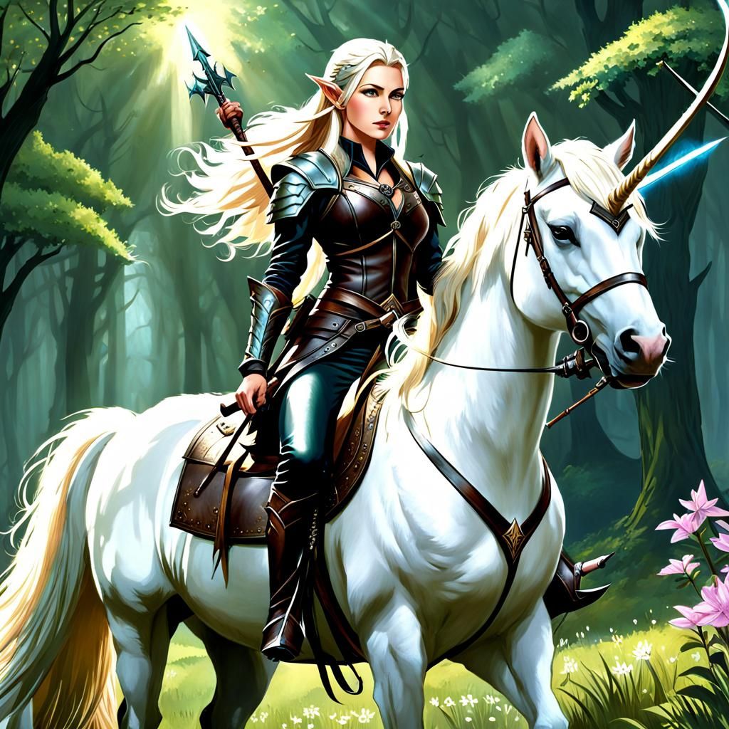 Elven Ranger - AI Generated Artwork - NightCafe Creator