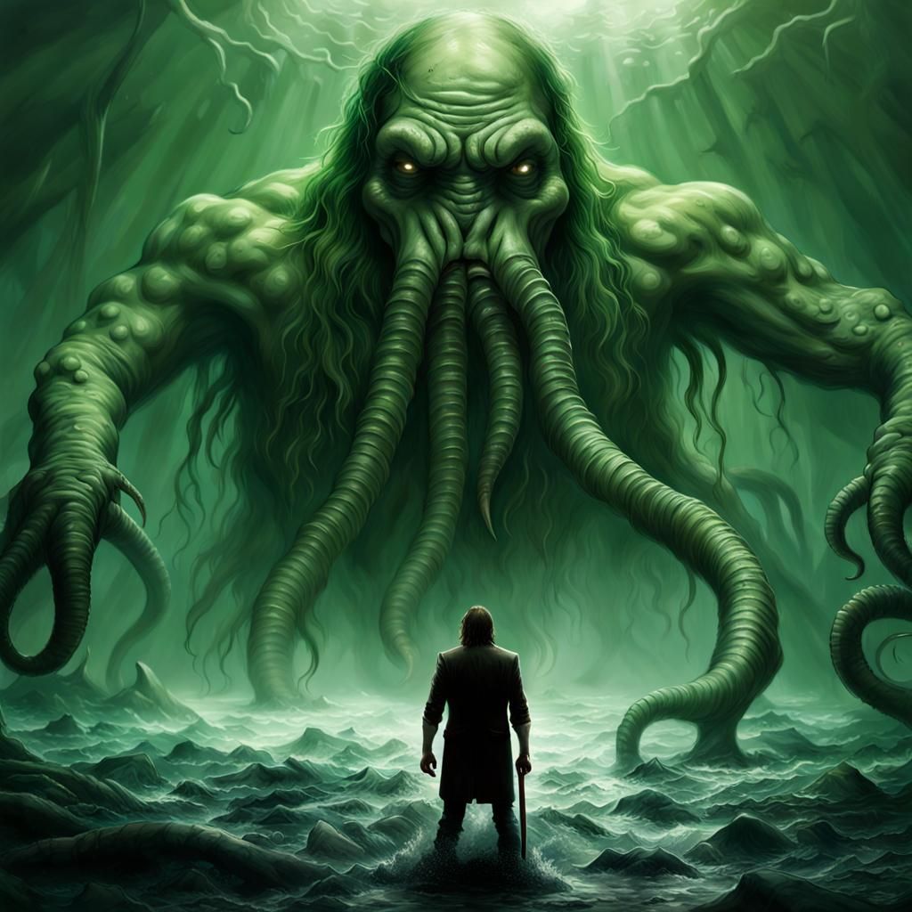 The Rise Of Cthulhu - AI Generated Artwork - NightCafe Creator