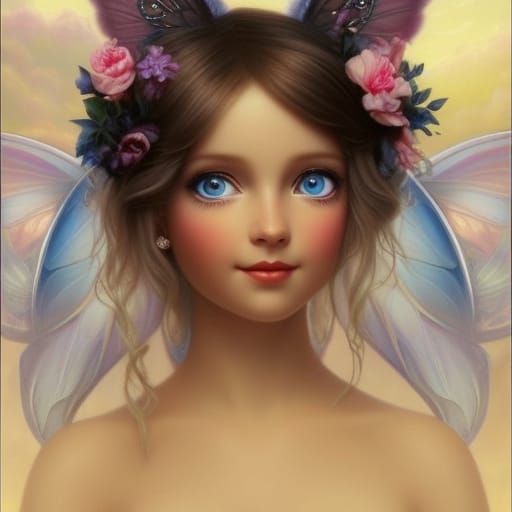 A adorable cute fairy #8 - AI Generated Artwork - NightCafe Creator