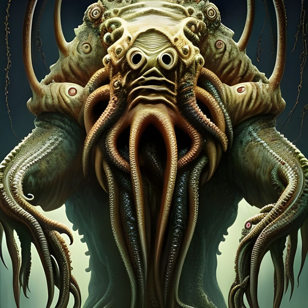 Cthulhu II - AI Generated Artwork - NightCafe Creator