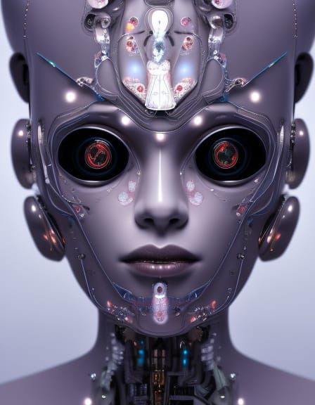 droid portrait - AI Generated Artwork - NightCafe Creator