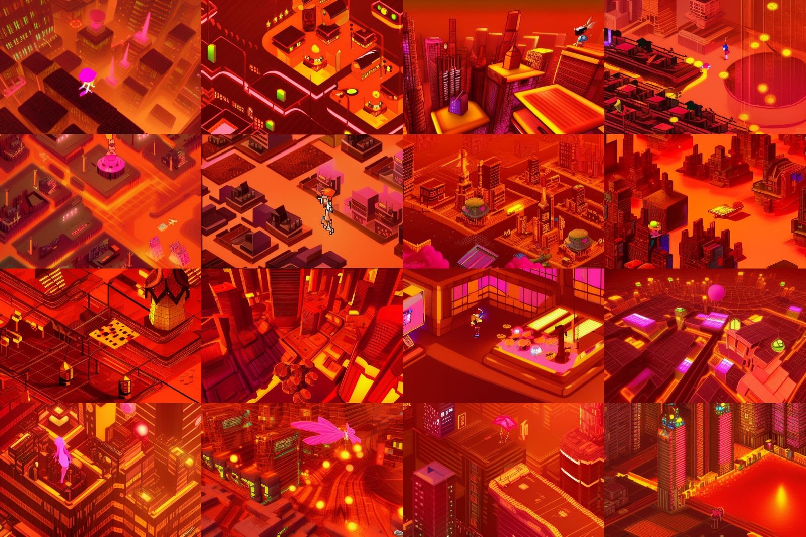 Lava City 1 - AI Generated Artwork - NightCafe Creator