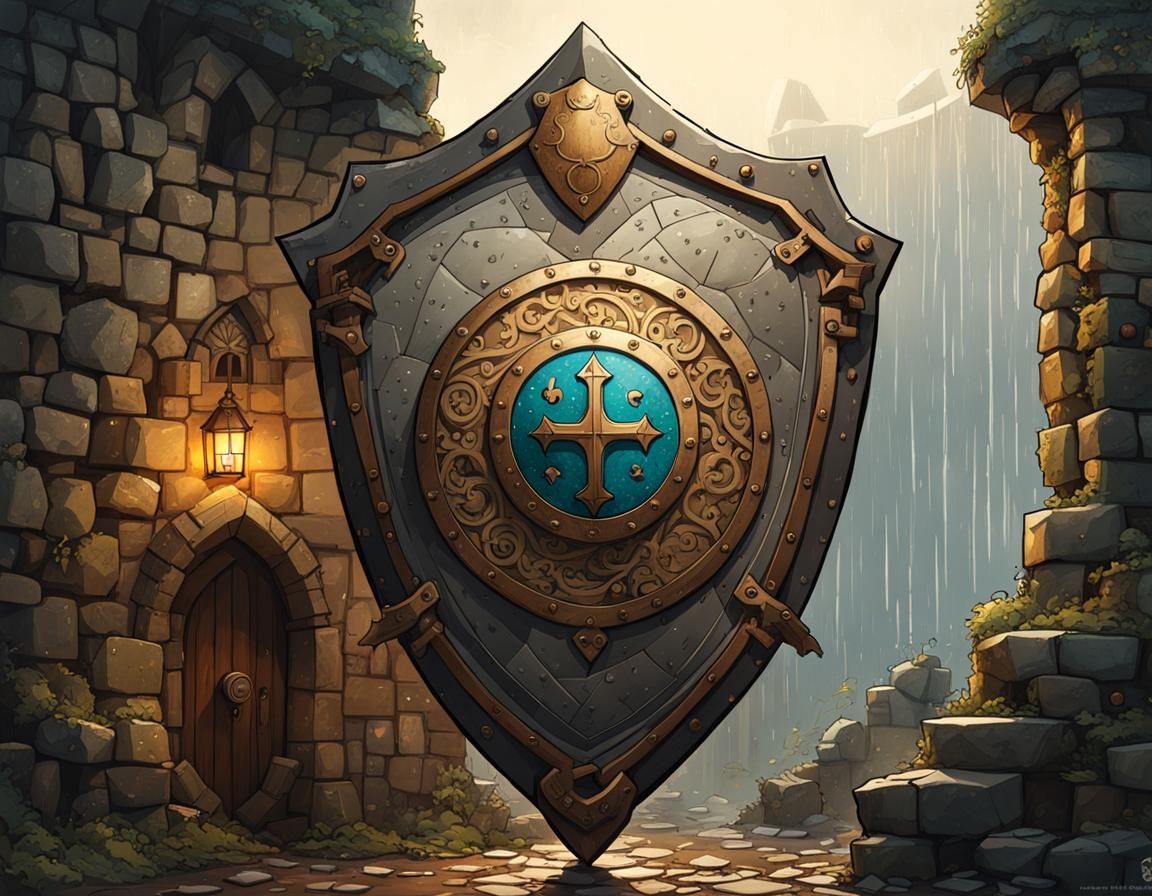 A Giant’s Fantasy Medieval Shield - AI Generated Artwork - NightCafe ...