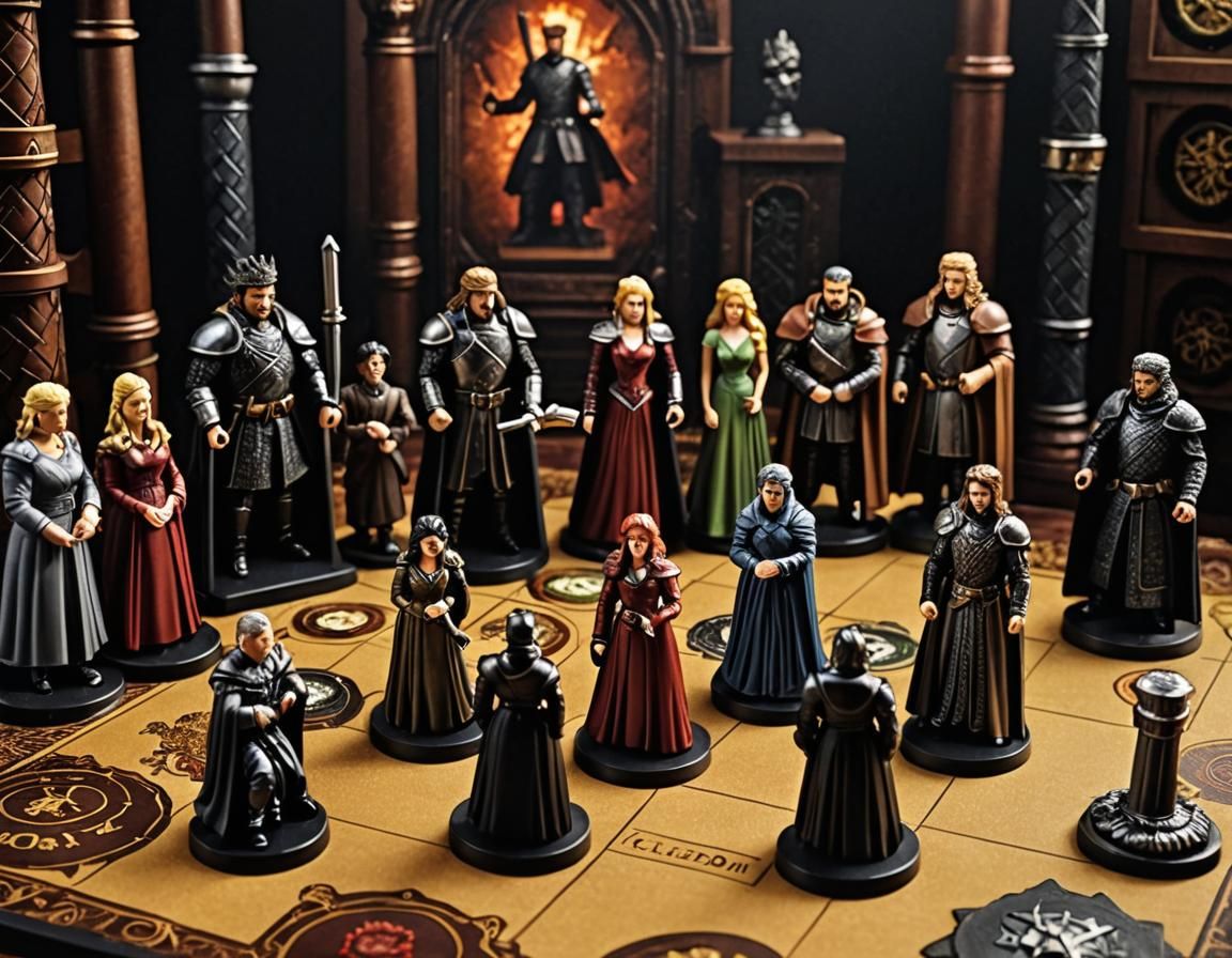 The board game characters from Cluedo (Clue) in the style of Game of ...