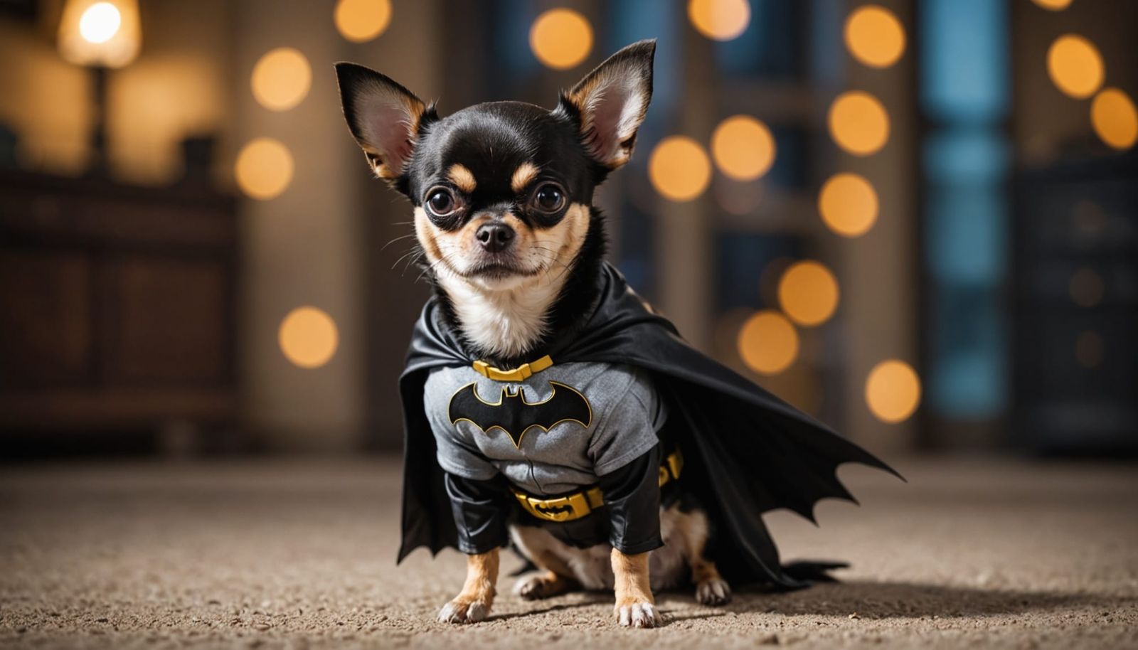 ¡Yo Soy Batmanuel! - Chihuahua in Batman Costume