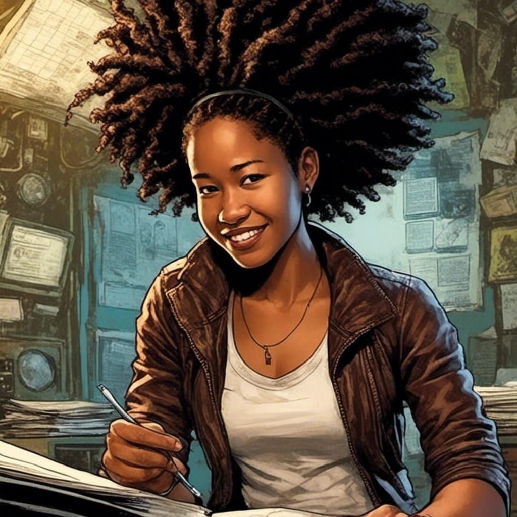 Black Programmer - AI Generated Artwork - NightCafe Creator