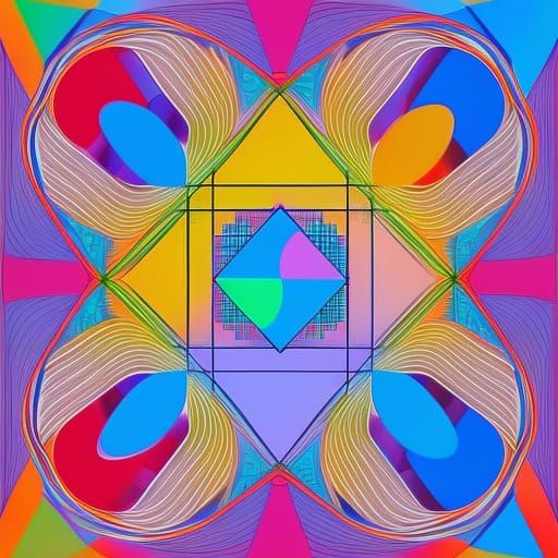 Abstract Geometry: Unleash your imagination with abstract geometric art ...
