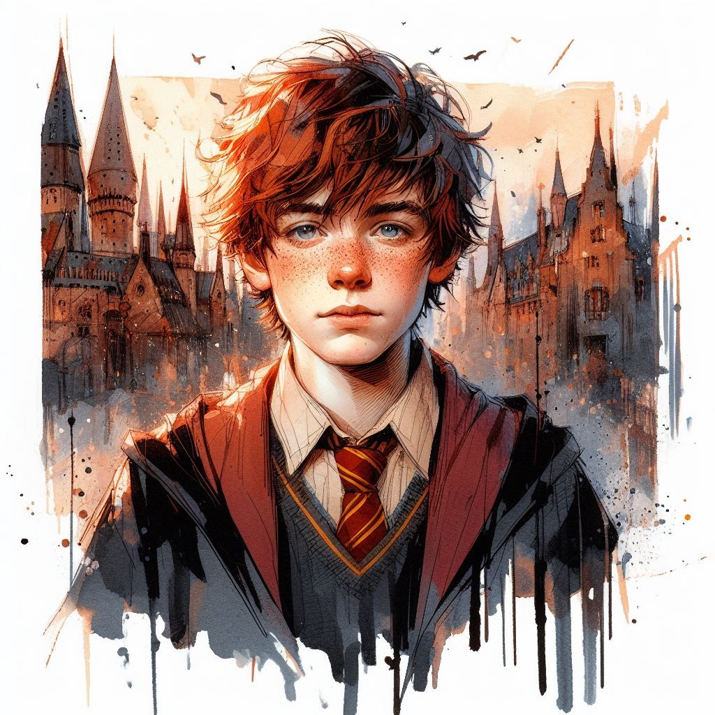 Ron Weasley 🖤 - AI Generated Artwork - NightCafe Creator