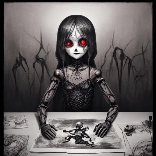 a marionette doll - AI Generated Artwork - NightCafe Creator