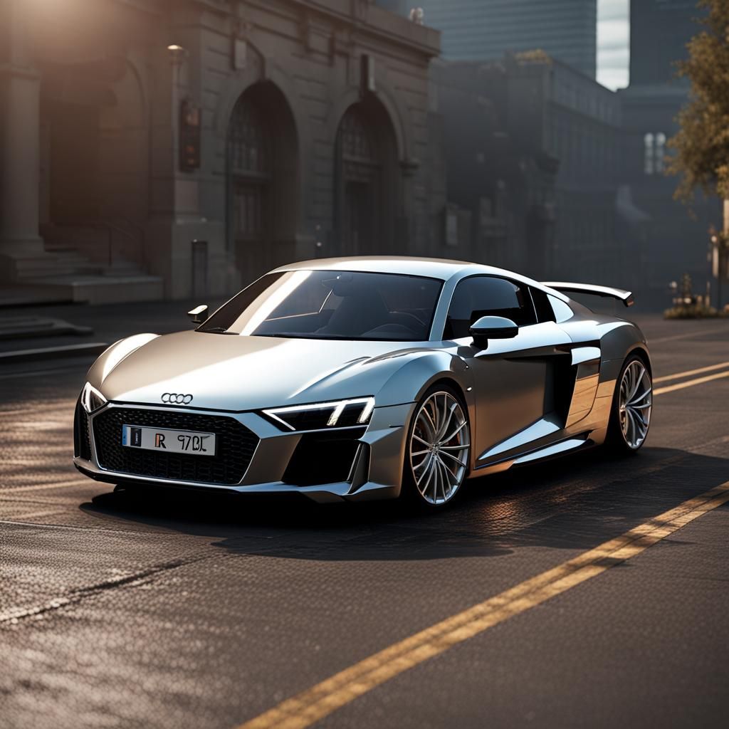 Hyper Realistic Audi R8 - AI Generated Artwork - NightCafe Creator