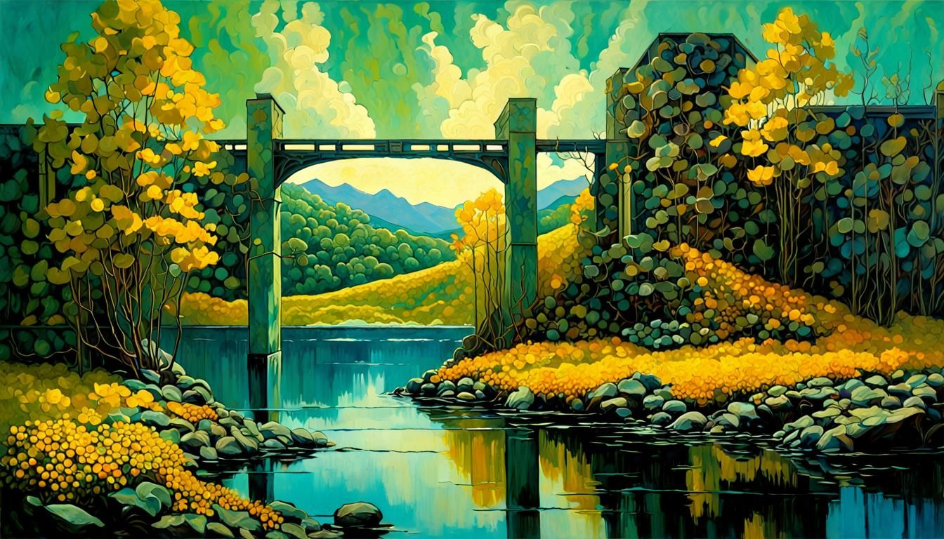 Bridge - AI Generated Artwork - NightCafe Creator