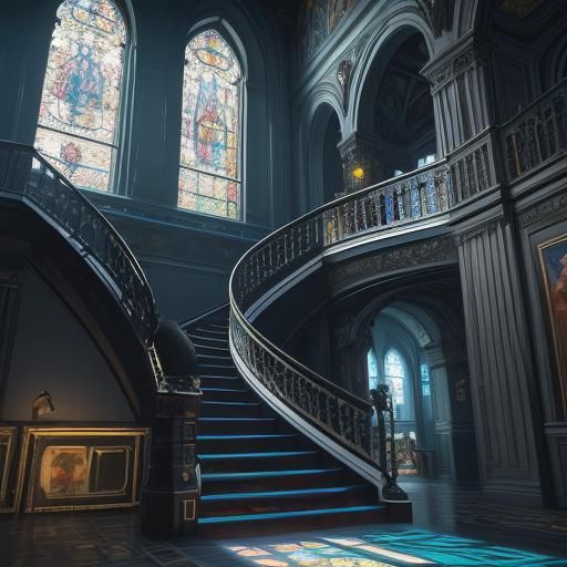 Jean Guichard, magnificent staircase, Fibonacci sequence, spiral ...